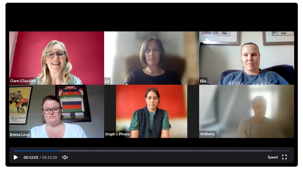 Live panel discussion on best practice: events and community building